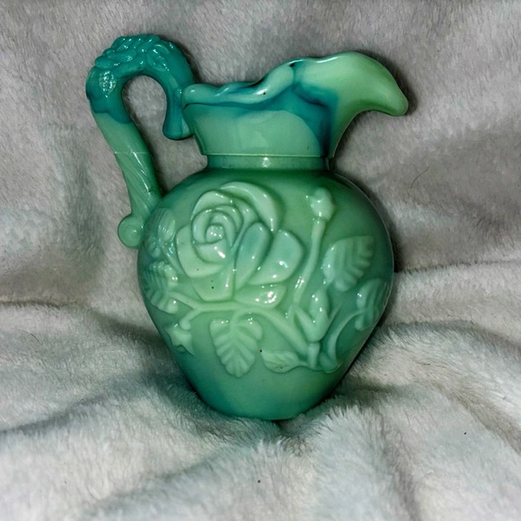 Avon | Accents | Vintage Avon Jadeite Milk Glass Mini Pitcher | Poshmark